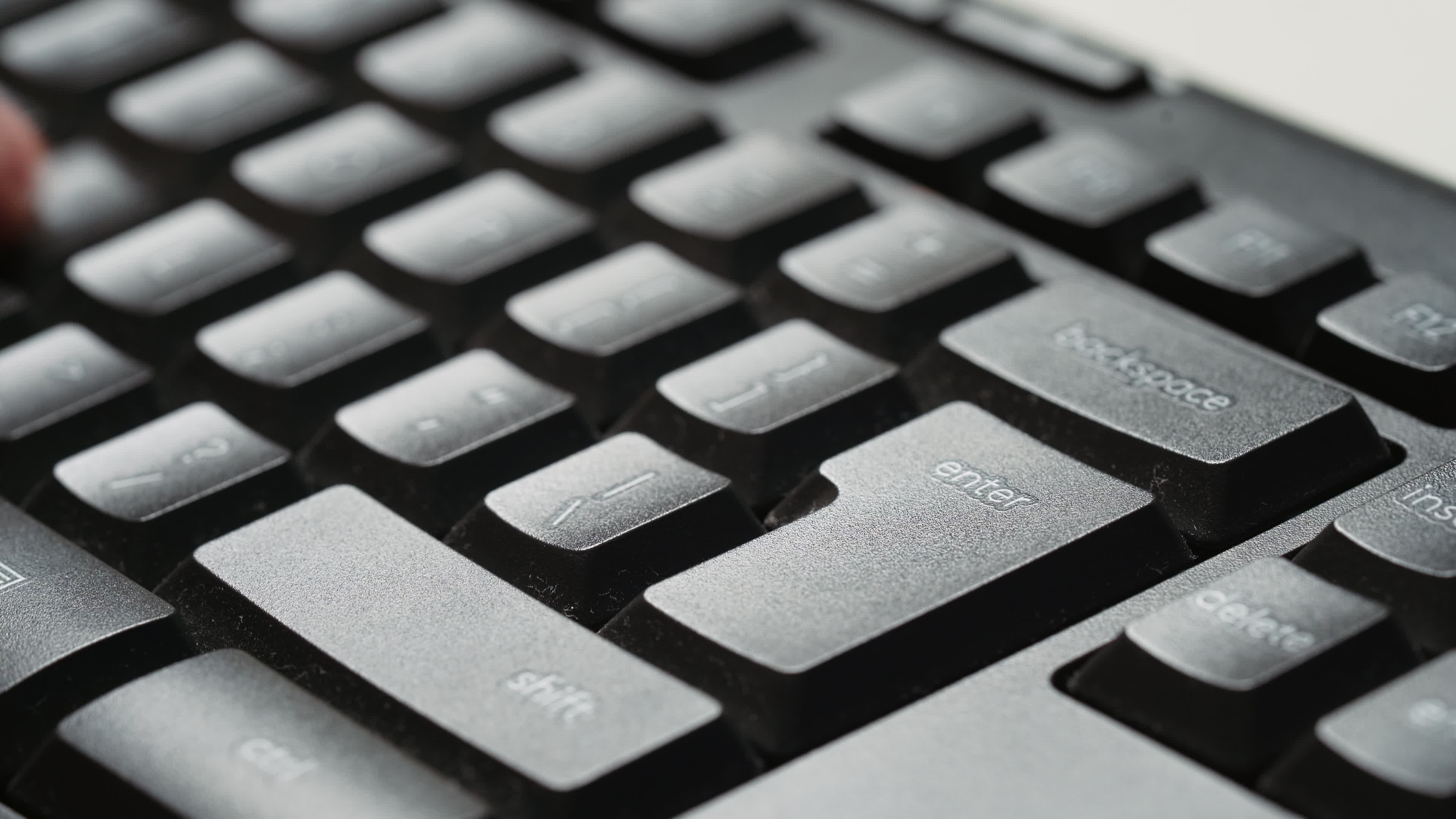 Hitting The Enter Key On A Keyboard Over And Over Again Repeatedly Many Times 5499967 Stock