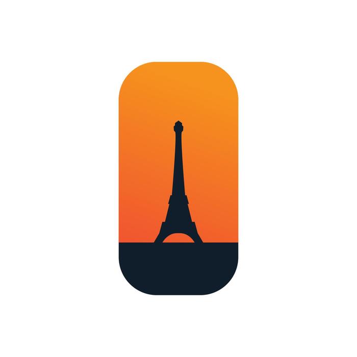 Eiffel Tower Logo Vector Art, Icons, and Graphics for Free Download