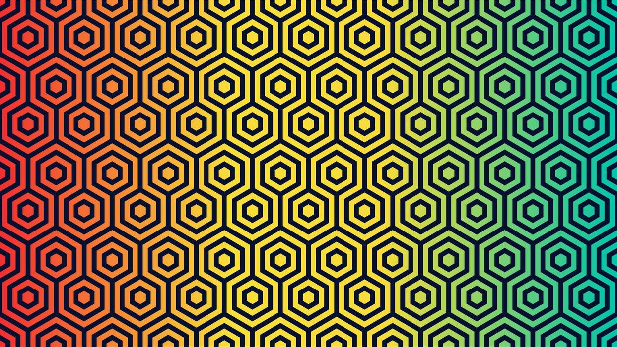 Abstract Hexagon Pattern Vector Art Icons And Graphics For Free Download