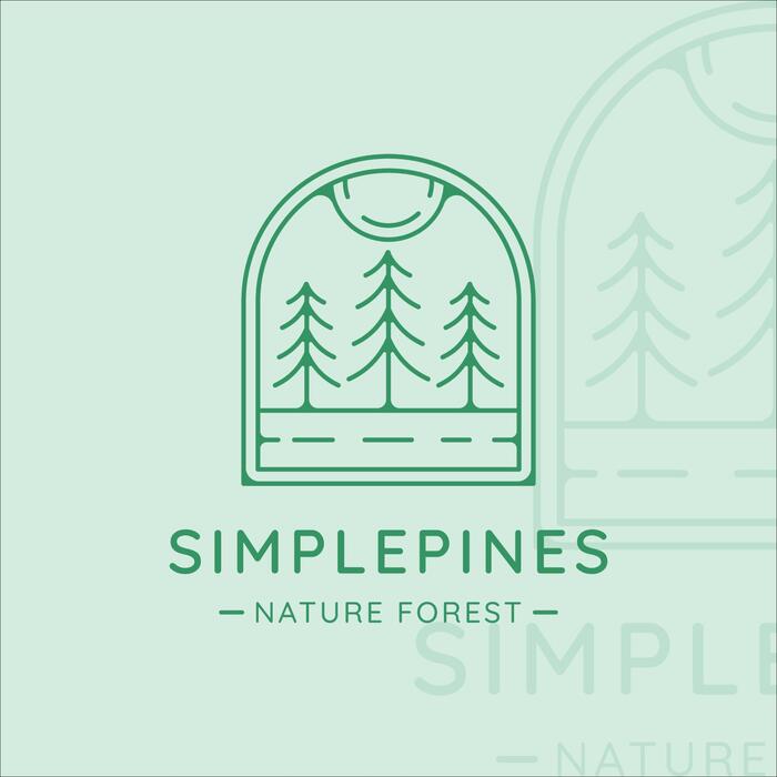 Pine Tree Line Vector Art, Icons, and Graphics for Free Download