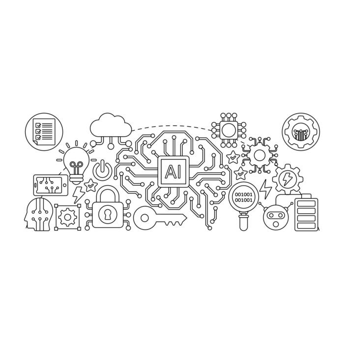 Machine Learning Background Vector Art, Icons, and Graphics for Free ...
