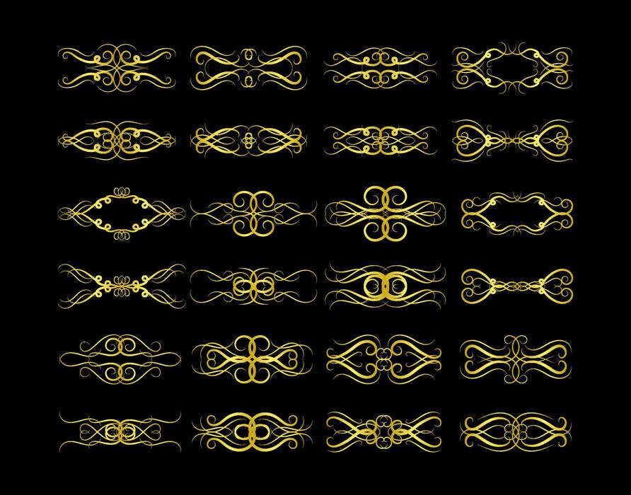 Gold Elements Vector Art, Icons, and Graphics for Free Download