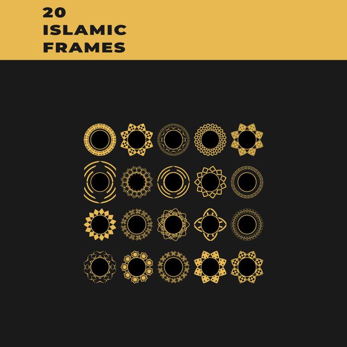 Islamic Frame Vector Art, Icons, and Graphics for Free Download