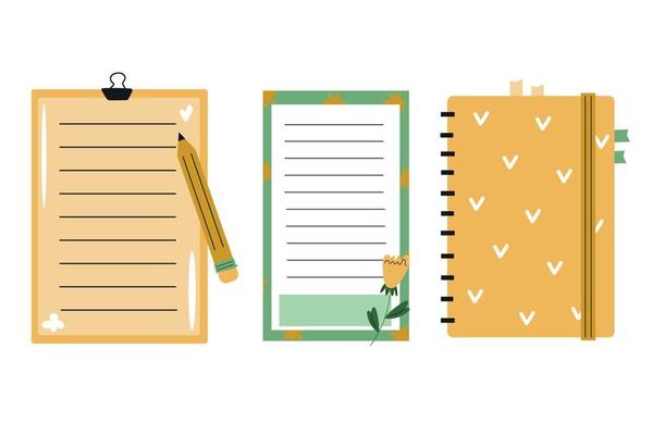 Planner Notebook Vector Art, Icons, and Graphics for Free Download