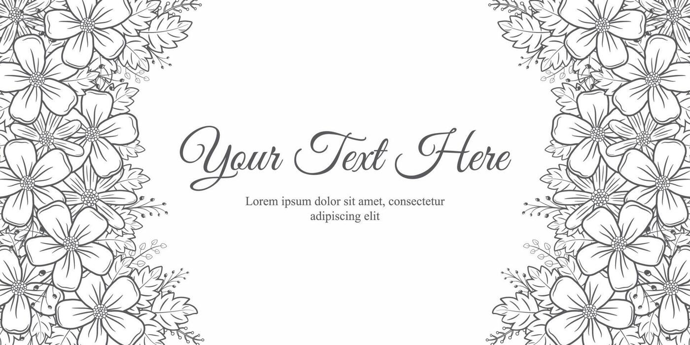 Flower Outline Vector Art, Icons, and Graphics for Free Download