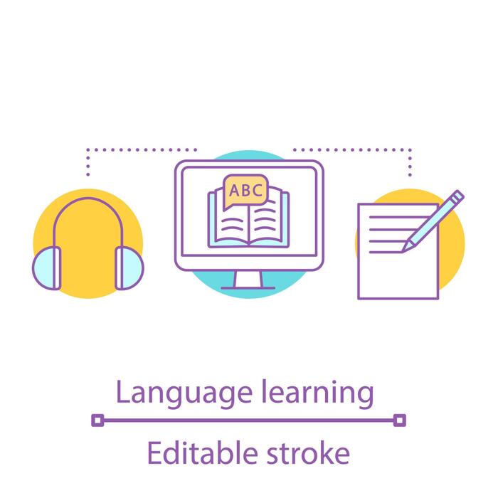 Language Learning Icon Vector Art, Icons, and Graphics for Free Download
