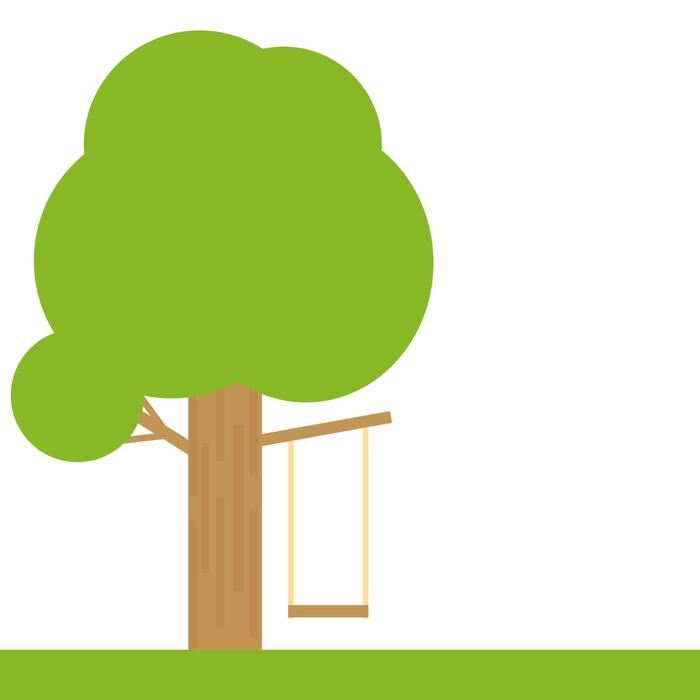 Tree With Swing Vector Art, Icons, and Graphics for Free Download