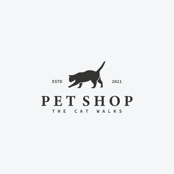 Cat Logo Vector Art, Icons, and Graphics for Free Download