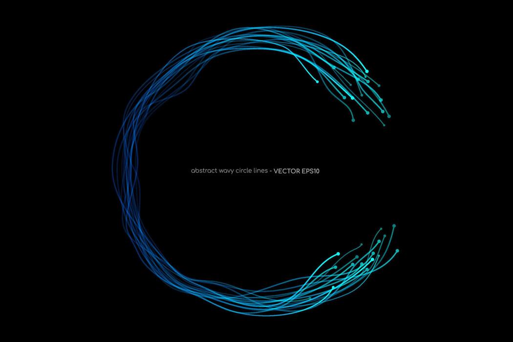 Wavy Circle Vector Art, Icons, and Graphics for Free Download