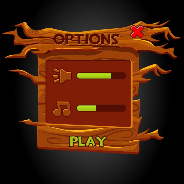 Game Main Menu Vector Art, Icons, and Graphics for Free Download