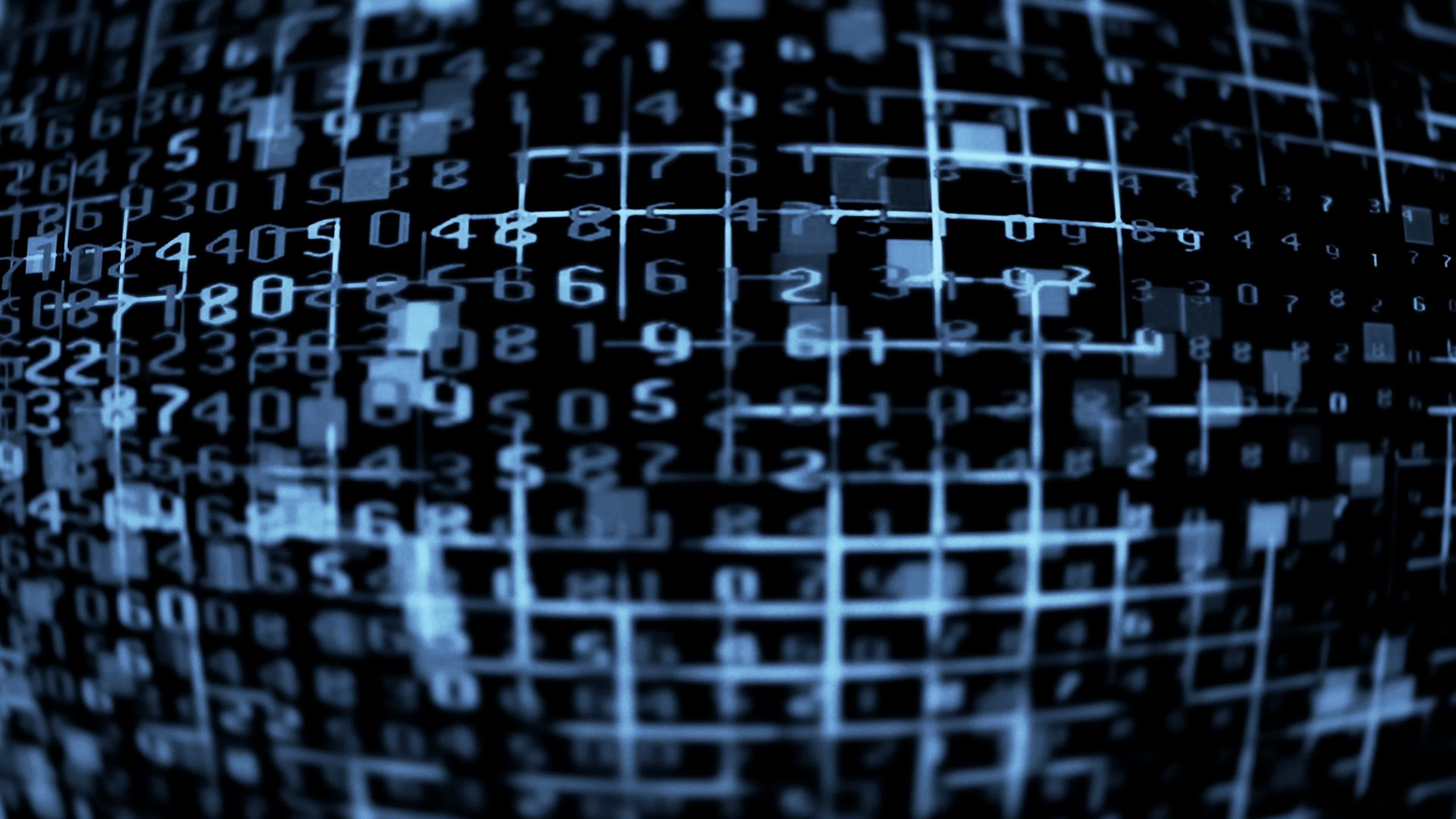 A digital screen readout flickers with data - Loop 5901456 Stock Video ...