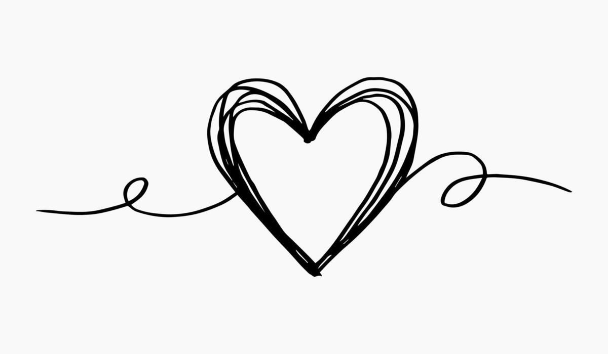 Cursive Heart Vector Art, Icons, and Graphics for Free Download