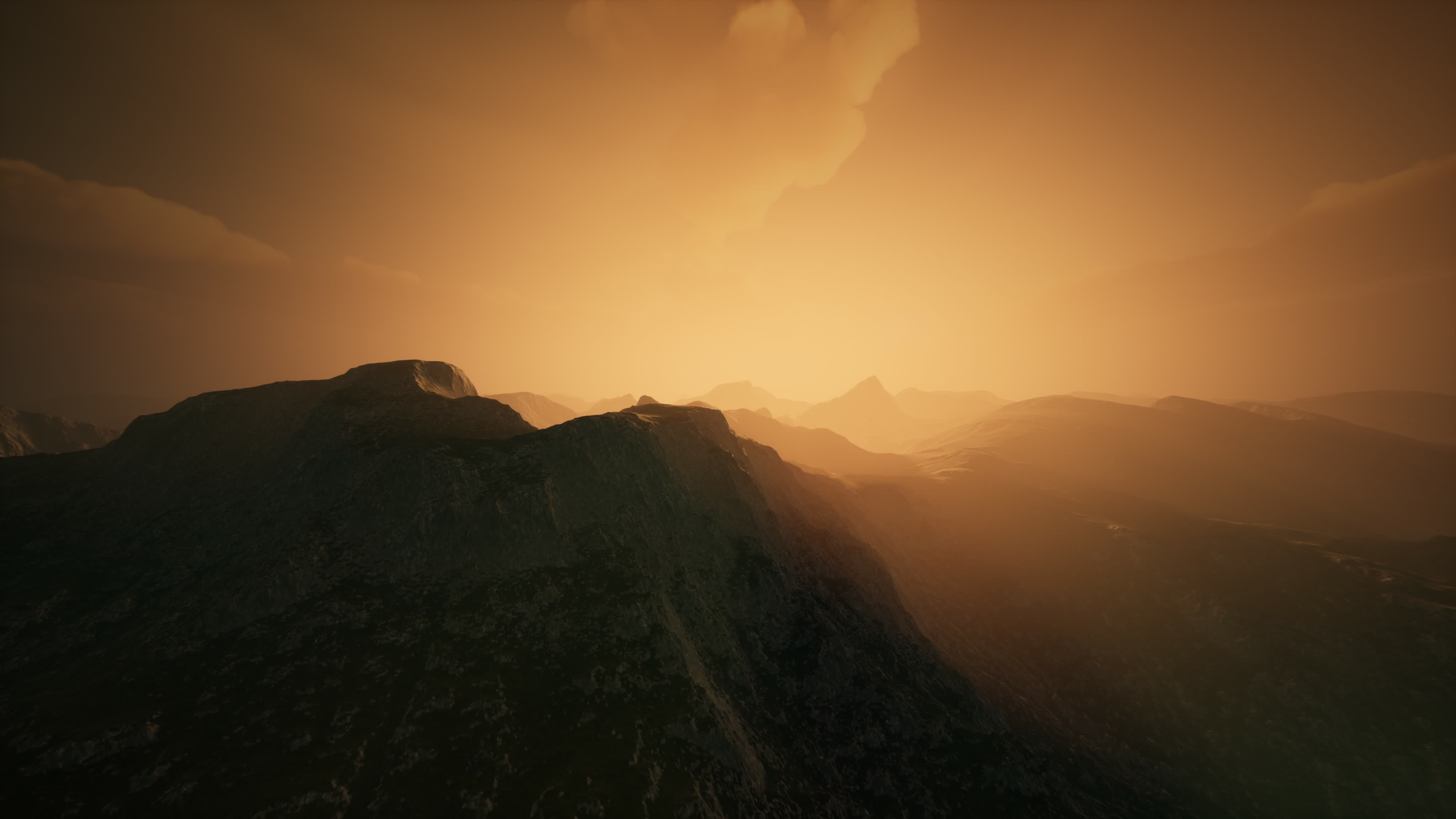 High mountain peaks covered with dramatic heavy fog 5936130 Stock Video ...