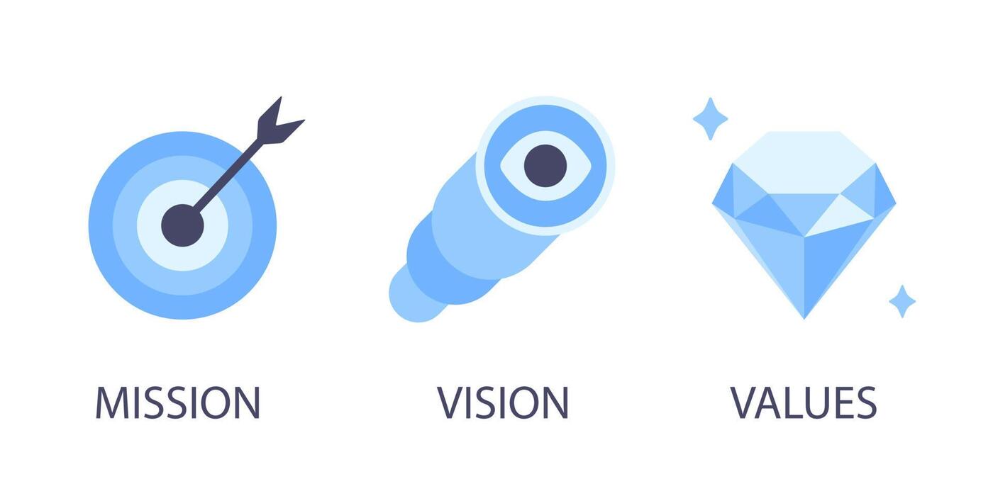 Vision Mission Icon Vector Art Icons And Graphics For Free Download