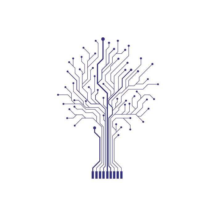 Circuit Tree Vector Art, Icons, and Graphics for Free Download