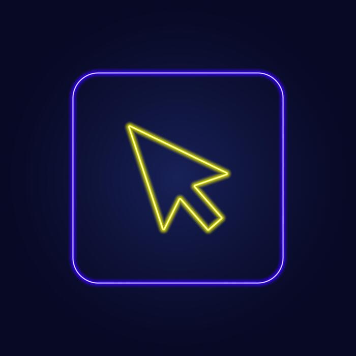 Neon Cursor Vector Art, Icons, and Graphics for Free Download