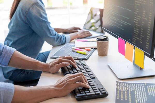 Programmer Working Stock Photos, Images and Backgrounds for Free Download