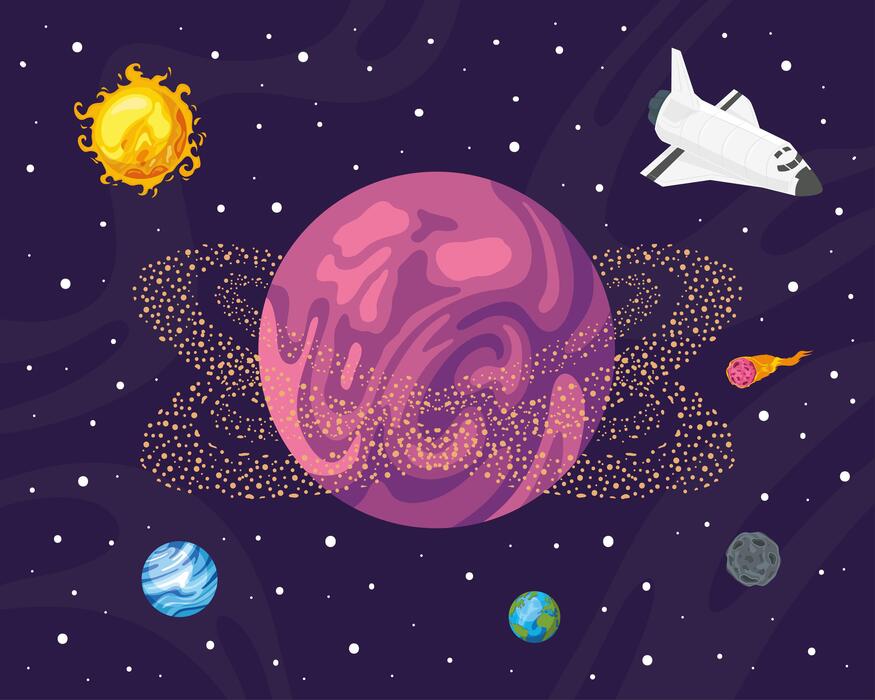 Animated Space Vector Art, Icons, and Graphics for Free Download