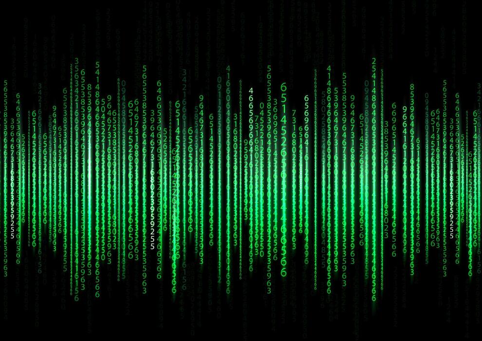 Binary Code Wave Vector Art, Icons, and Graphics for Free Download