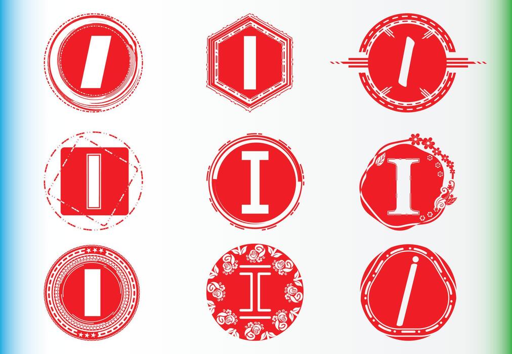 I Letter Icon Vector Art, Icons, and Graphics for Free Download