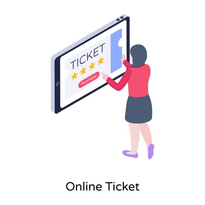 Online Ticket Vector Art, Icons, and Graphics for Free Download
