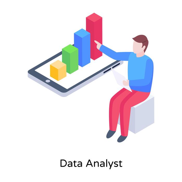 Data Analyst Vector Art, Icons, and Graphics for Free Download