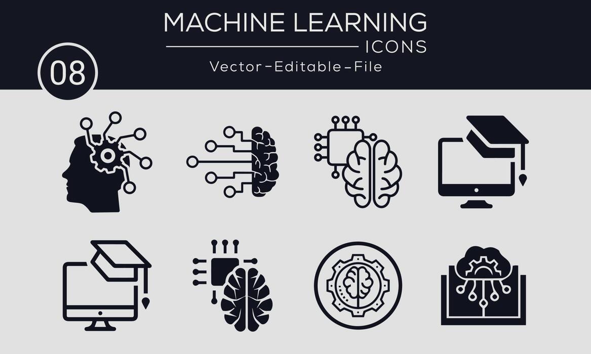 Machine Learning Icon Vector Art, Icons, and Graphics for Free Download