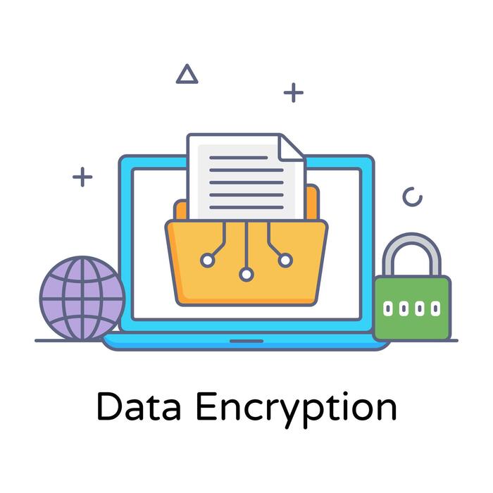 Data Encryption Vector Art, Icons, and Graphics for Free Download