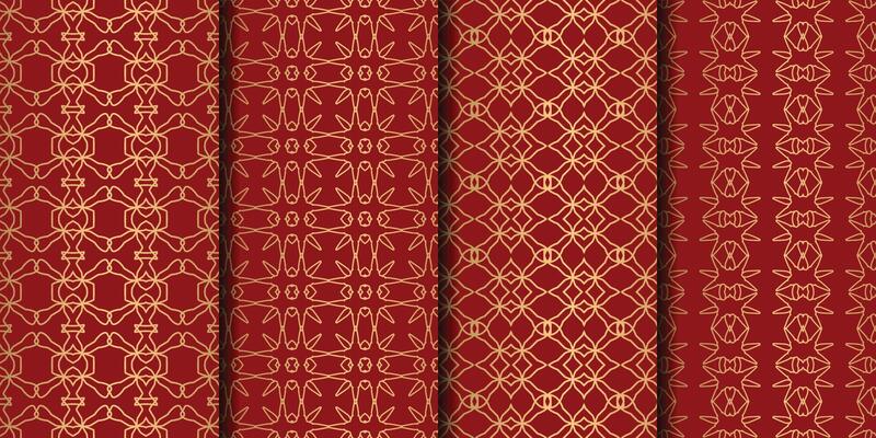 Red And Gold Pattern Vector Art, Icons, and Graphics for Free Download