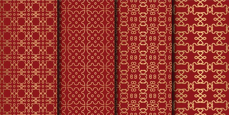 Red And Gold Pattern Vector Art, Icons, and Graphics for Free Download