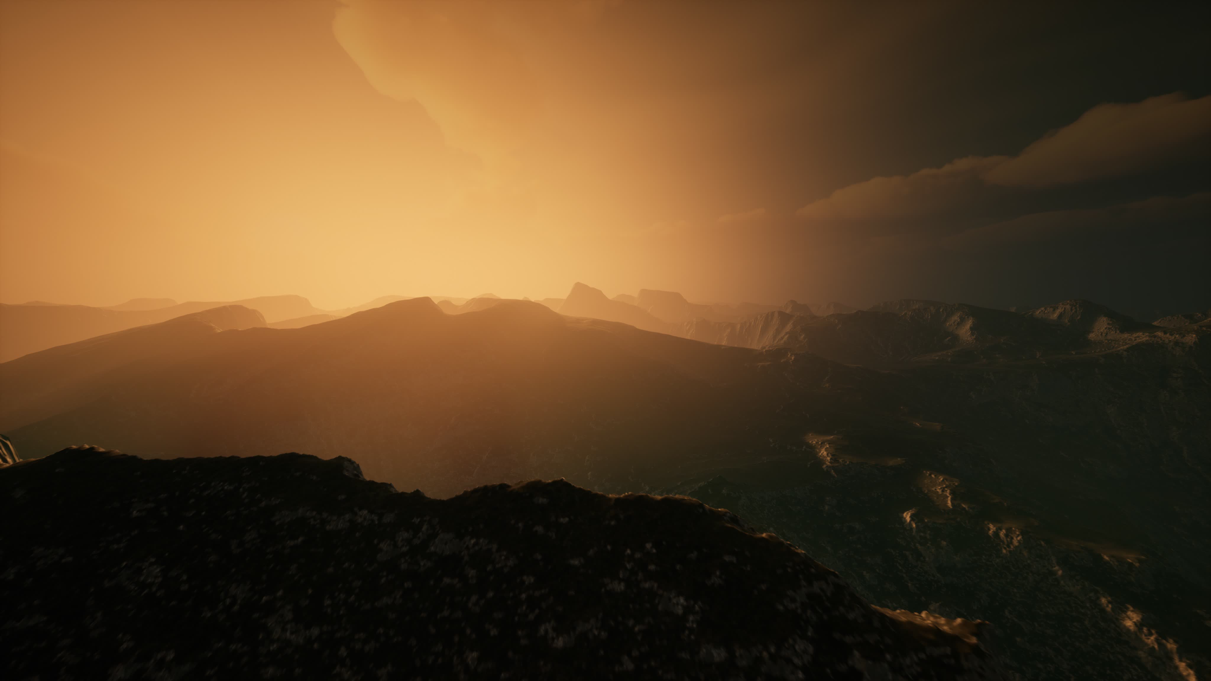 High mountain peaks covered with dramatic heavy fog 6134598 Stock Video ...