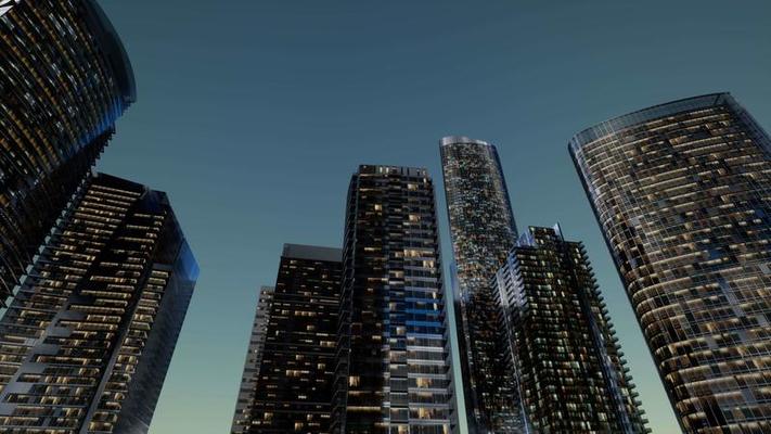 Building Construction Animation Stock Video Footage for Free Download