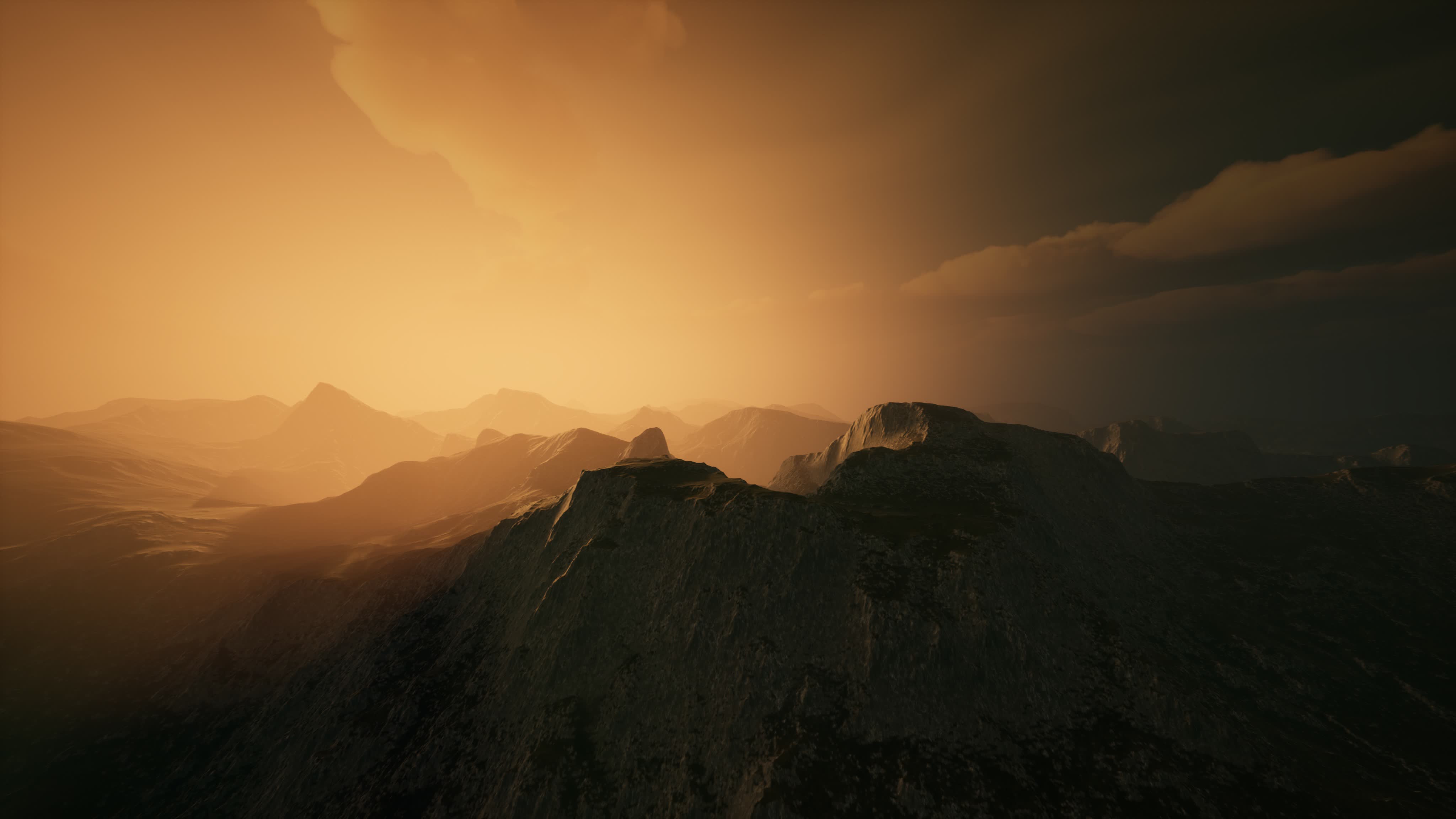 High mountain peaks covered with dramatic heavy fog 6161278 Stock Video ...