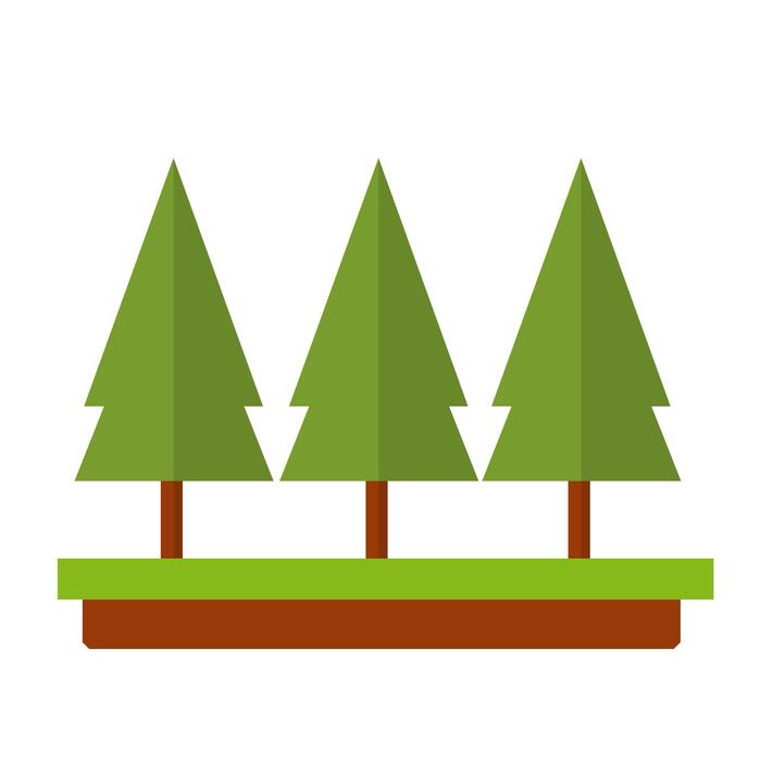 Three Trees Vector Art, Icons, and Graphics for Free Download