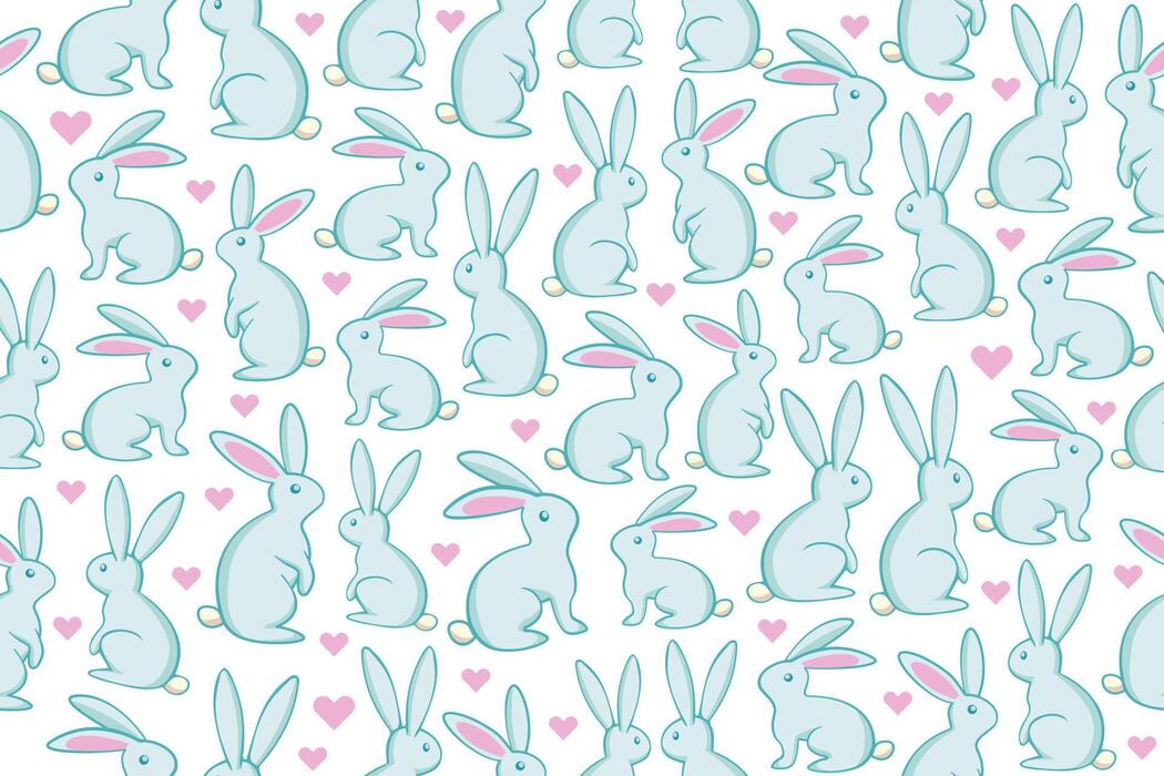 Bunny Print Vector Art, Icons, and Graphics for Free Download