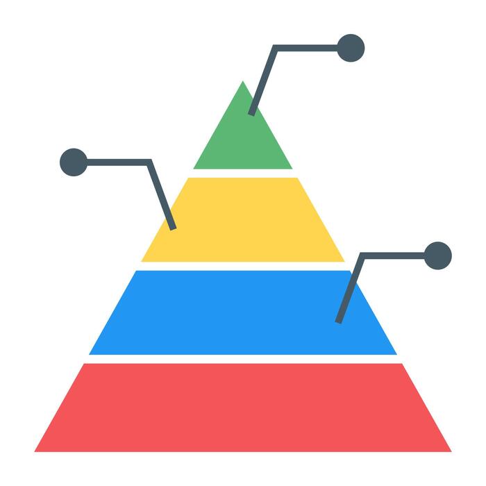 Pyramid Chart Vector Art, Icons, and Graphics for Free Download