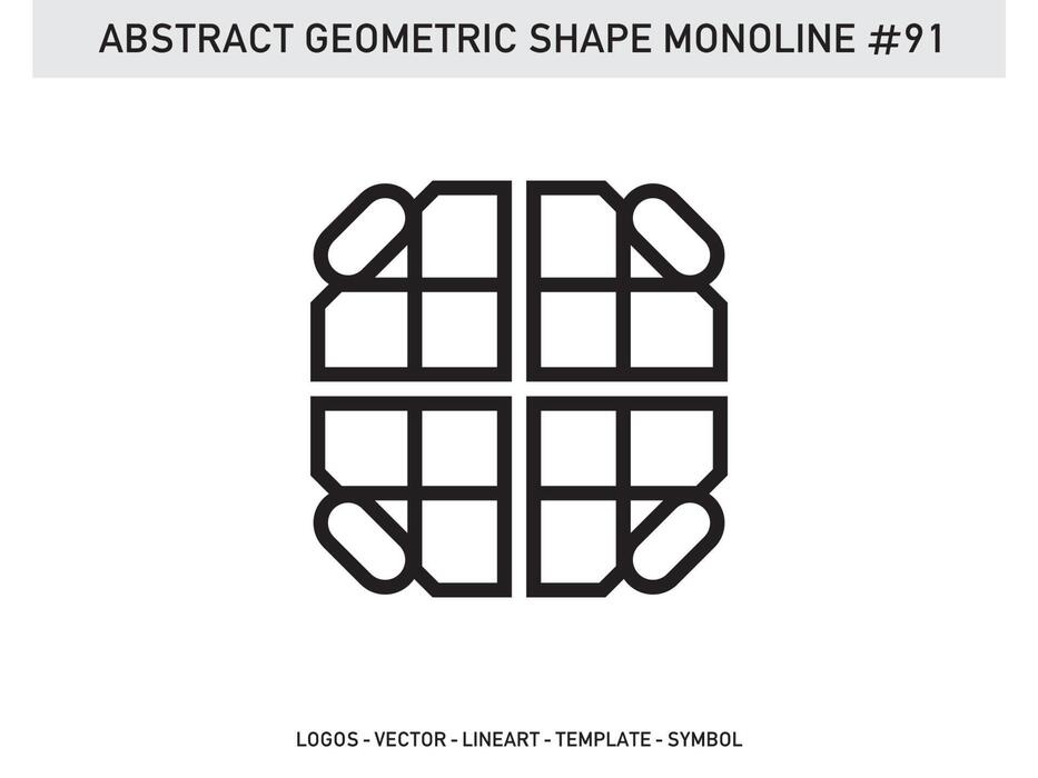 Geometric Monogram Vector Art, Icons, and Graphics for Free Download
