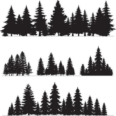 Tree Silhouette Vector Art, Icons, and Graphics for Free Download