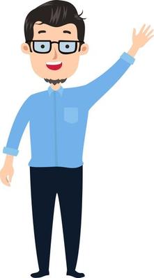 Teacher Cartoon Vector Art, Icons, and Graphics for Free Download