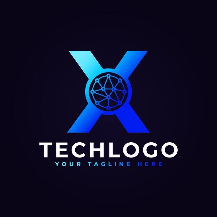 X Tech Logo Vector Art, Icons, and Graphics for Free Download