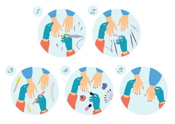 Hand Washing Steps Vector Art Icons And Graphics For Free Download