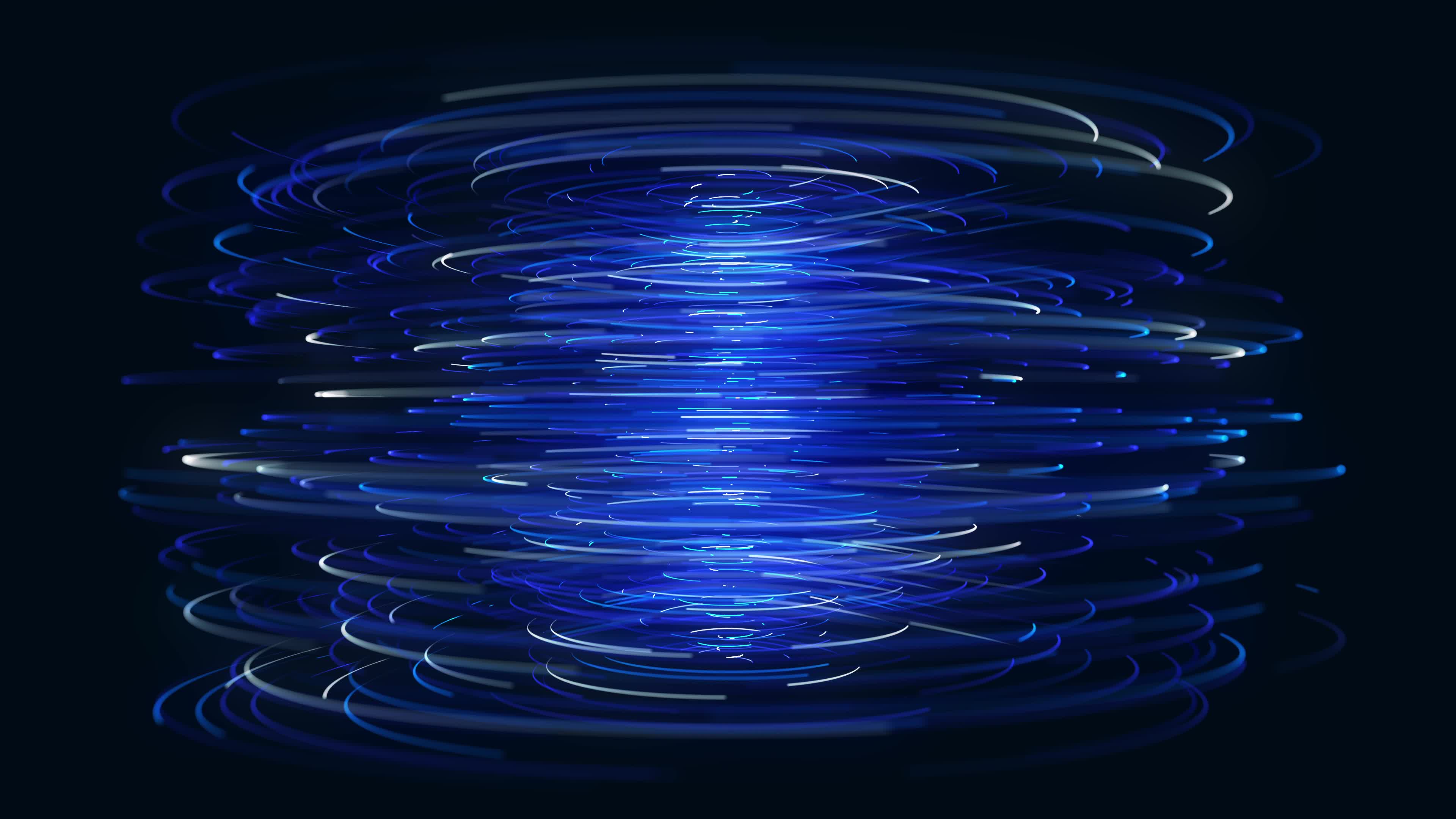 Abstract Cylinder With Particular Lines Flowing Background Loop 6301667