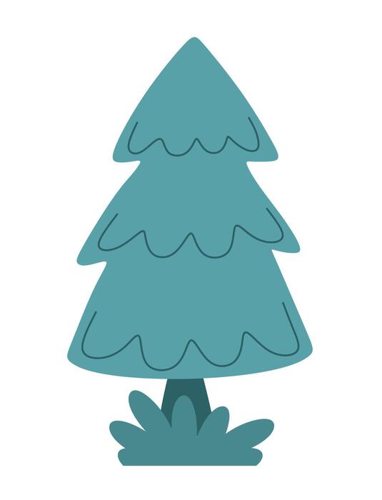 Simple Pine Tree Vector Art, Icons, and Graphics for Free Download