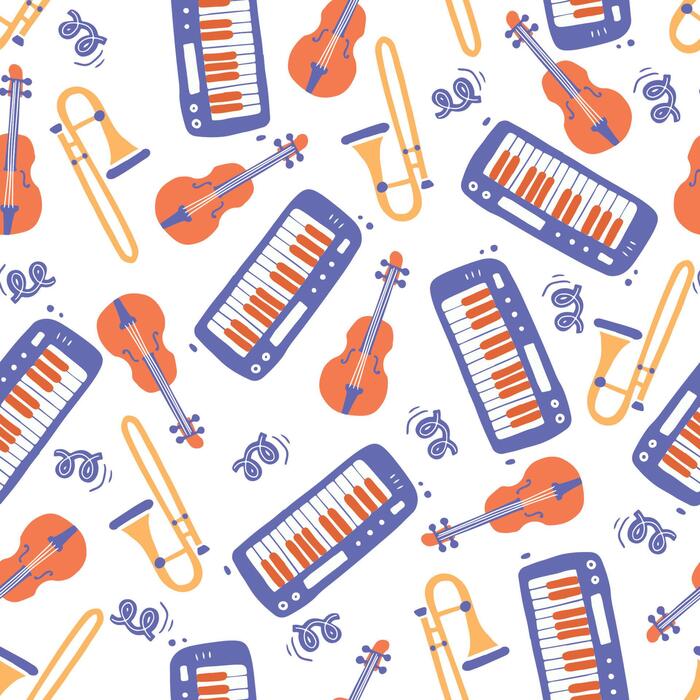 Music Pattern Vector Art, Icons, and Graphics for Free Download