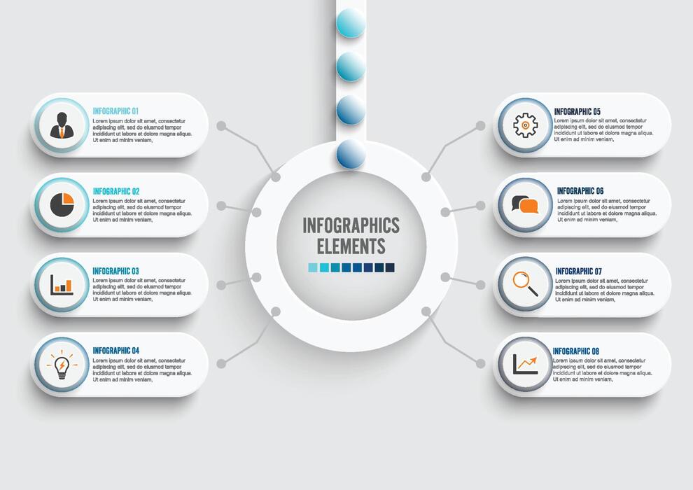 8 Step Infographic Vector Art, Icons, and Graphics for Free Download