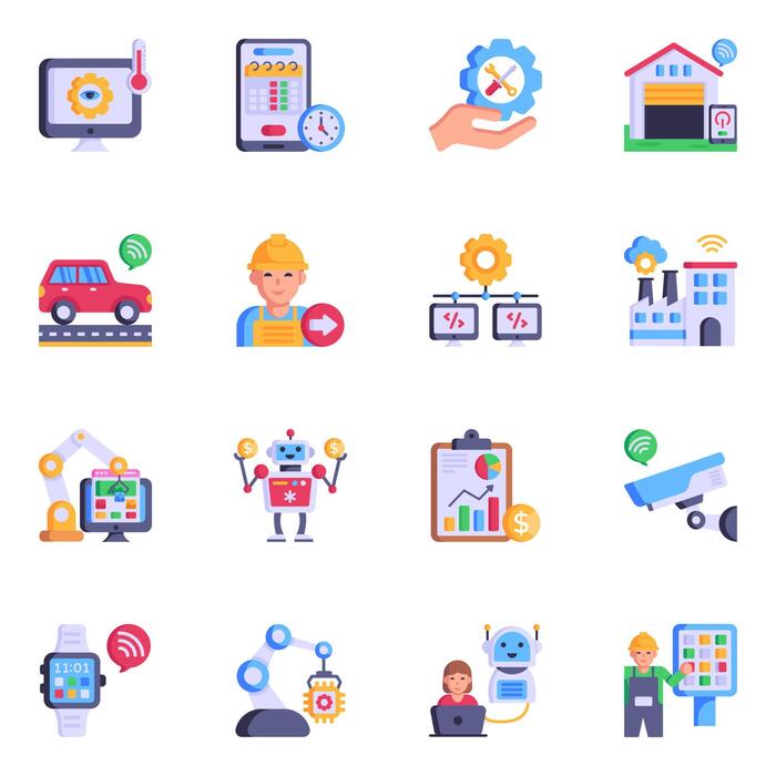 Technology Icons Vector Art, Icons, and Graphics for Free Download