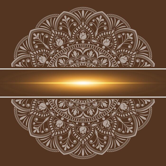 Brown Mandala Vector Art, Icons, and Graphics for Free Download
