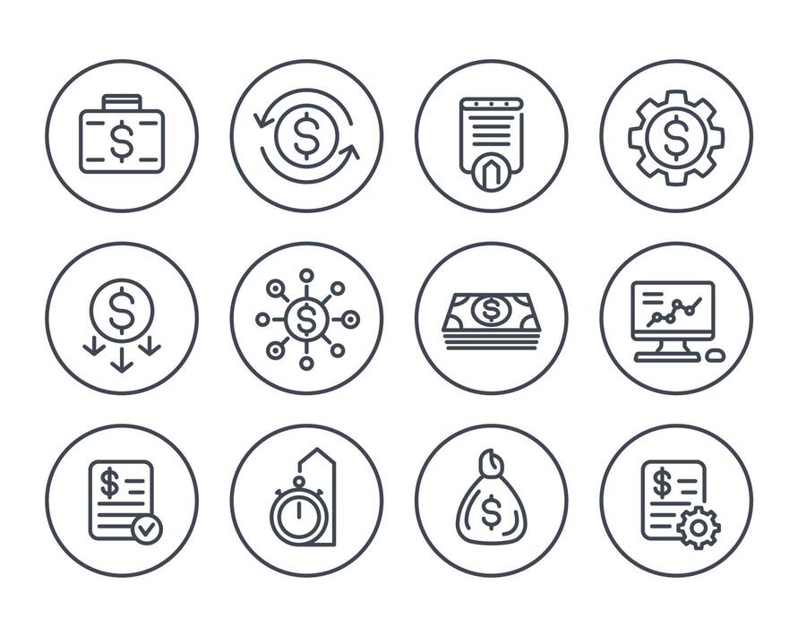 Financial Management Icon Vector Art, Icons, and Graphics for Free Download