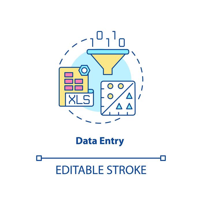 Data Entry Vector Art, Icons, and Graphics for Free Download