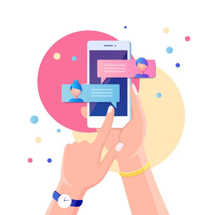 Text Message Vector Art, Icons, and Graphics for Free Download